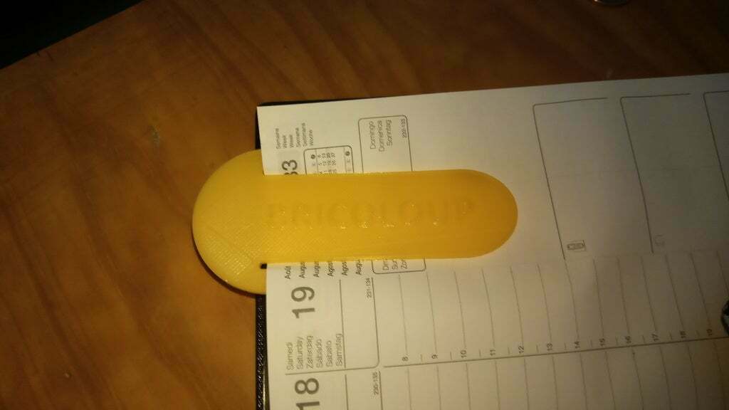 Free STL file Bookmark 🔖 ・3D print design to download・Cults